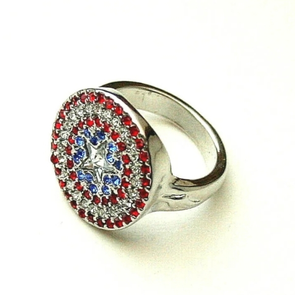 Marvel | Jewelry | Marvel Comics Captain America Stainless Steel ...